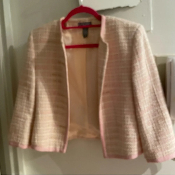 Kate Hill | Jackets & Coats | Kate Hill Pink Tweed Jacket Size 6p ...